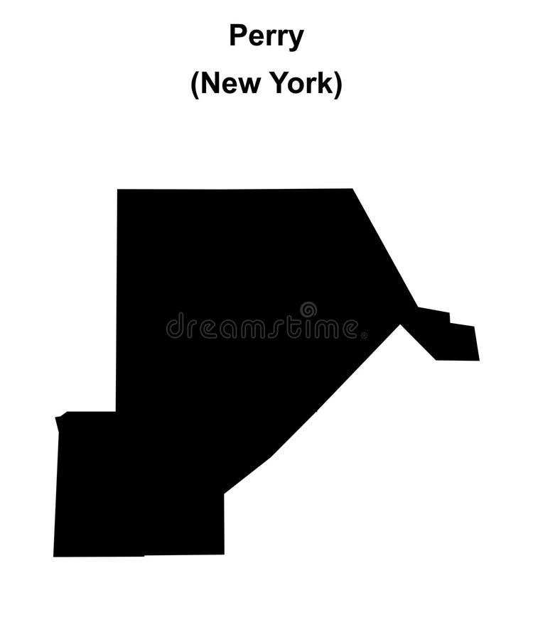 Perry outline map stock vector. Illustration of perry - 387621035