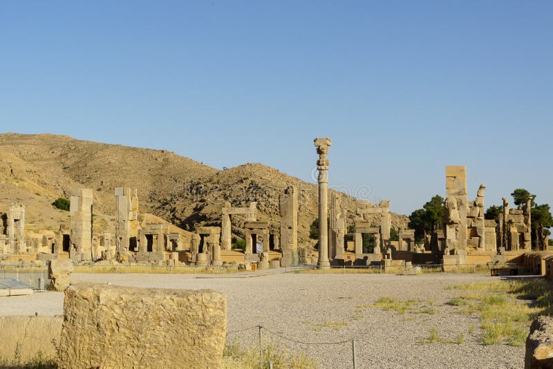 Persepolis Ancient City Shiraz Iran Stock Photo - Image of site ...