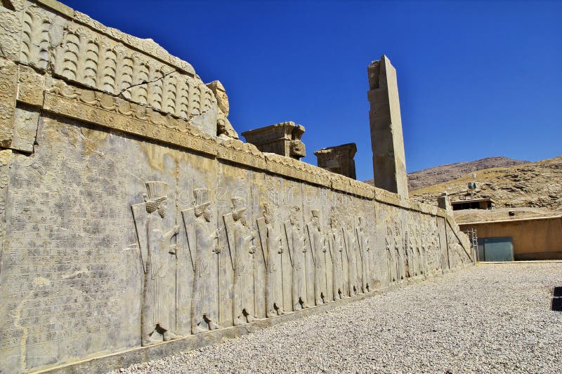 Persepolis, Iran - 30 Sep 2012: Persepolis Ruins of the Ancient Empire ...