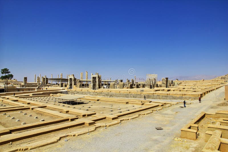 Persepolis Ruins of the Ancient Empire in Iran Stock Image - Image of ...
