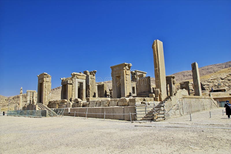 Persepolis Ruins of the Ancient Empire in Iran Stock Image - Image of ...