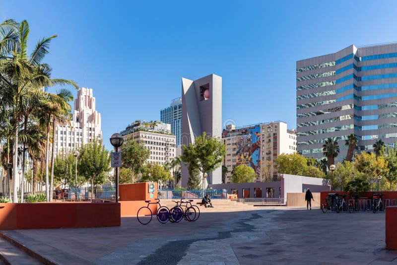 Pershing Square editorial photo. Image of architecture - 270693221