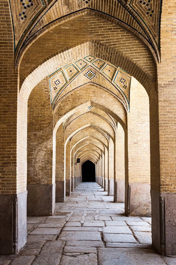 Persian archetecture. stock image. Image of construction - 174439009