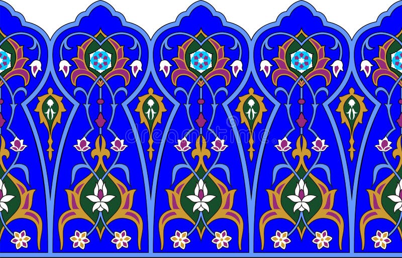 Persian border stock vector. Illustration of abstract - 40135429