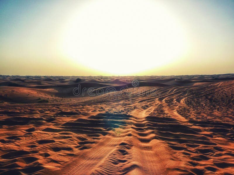 Persian Desert Sunset stock photo. Image of backgrounds - 94400450