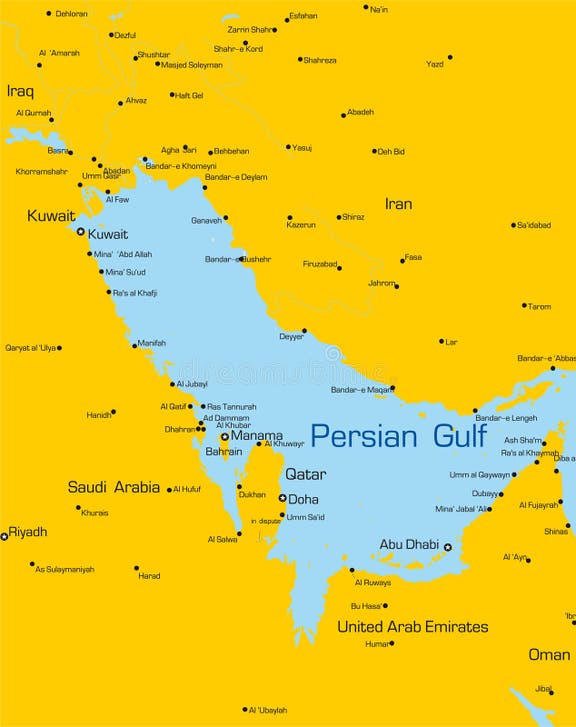 Persian Gulf Map Stock Illustrations – 2,110 Persian Gulf Map Stock ...