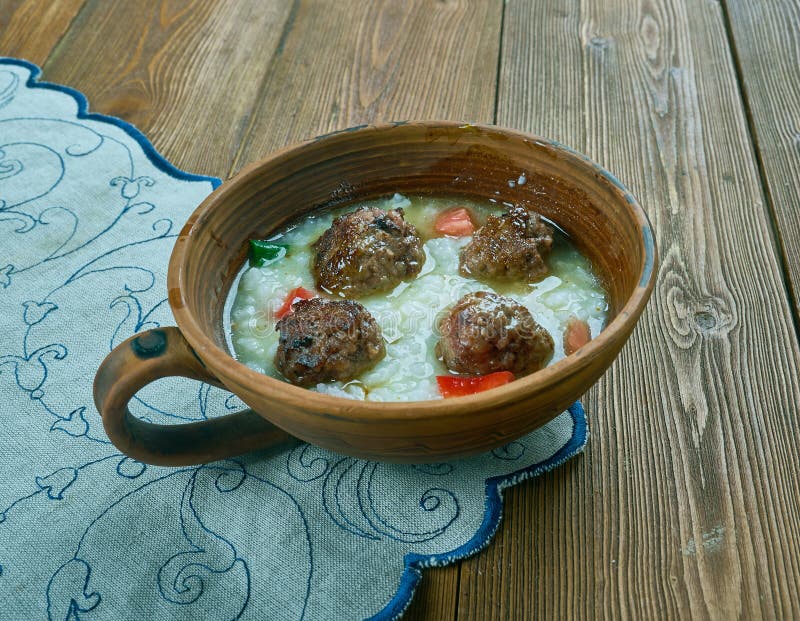 Persian Meatball Soup stock photo. Image of dinner, rice - 98099272