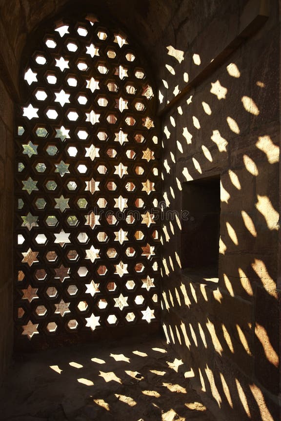 Persian Mosque Window Architectural Detail Stock Photo - Image of ...