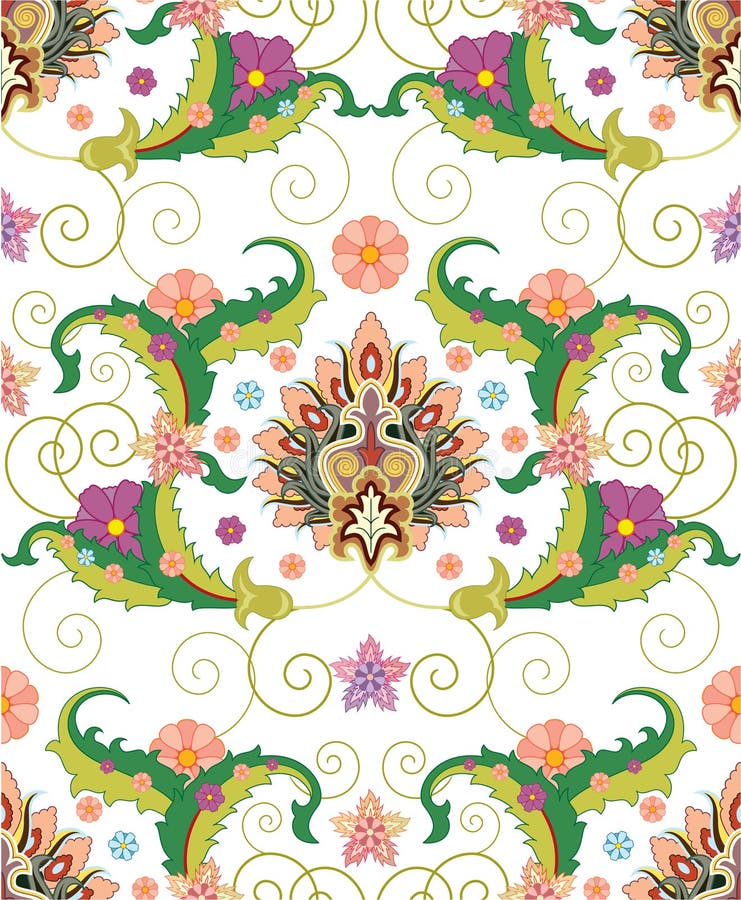 Persian pattern stock vector. Illustration of painting - 18353980