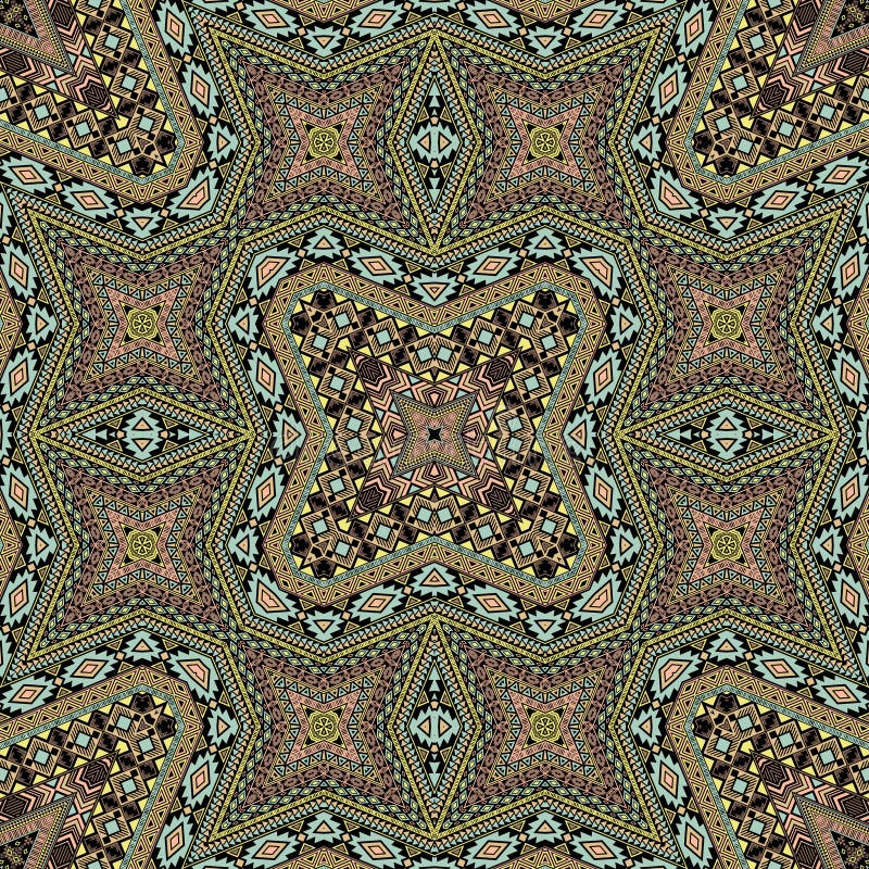 Persian Repeating Pattern Graphic Design. Modern Geometric Texture ...