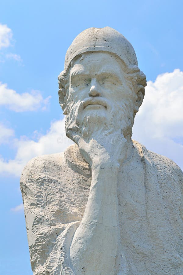 Statue of the Jewish Scholar Moses Maimonides, Rabbi Mosheh Ben Maimon ...