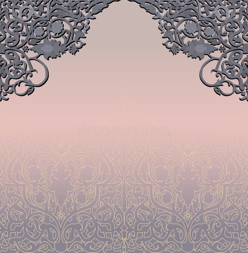 Persian background stock vector. Illustration of ornate - 63604759