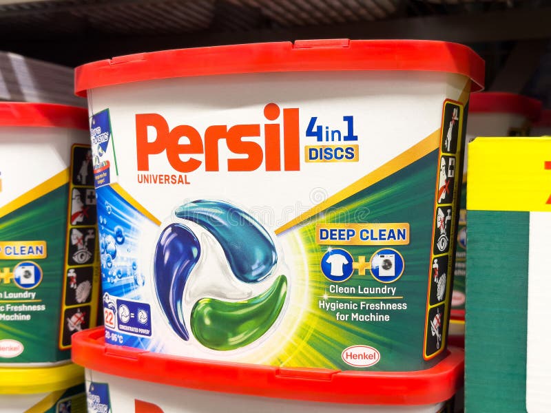 Persil Universal 4-in-1 Discs Detergent Packaging for Deep Clean ...