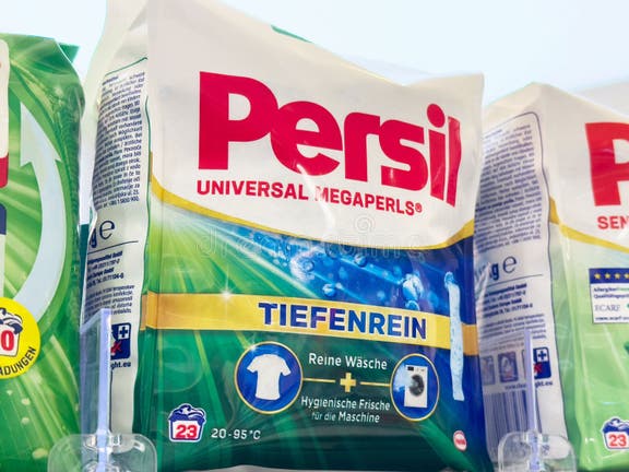 Persil Universal Megaperls Detergent Packaging on Store Shelf Editorial ...