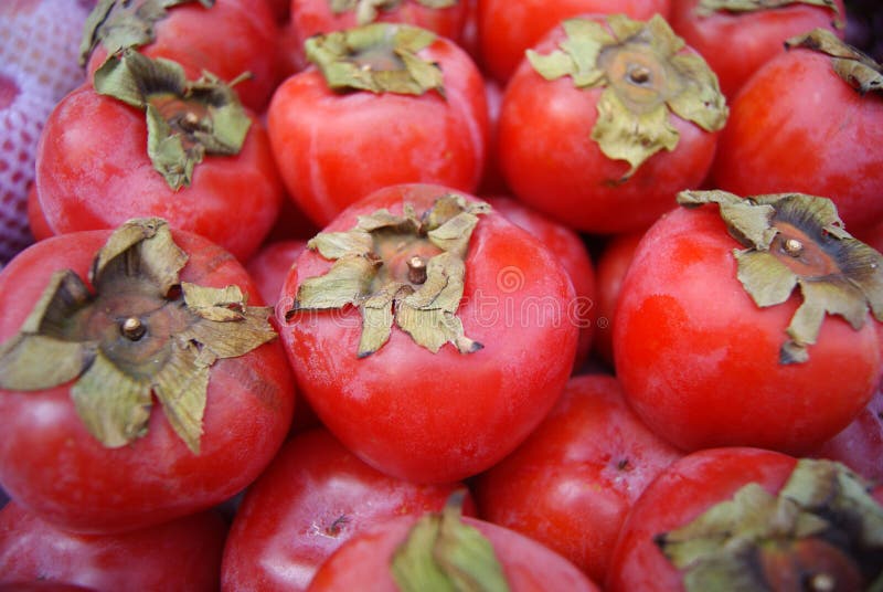 Persimmon stock photo. Image of green, still, health - 26852342