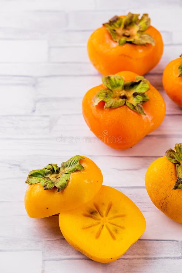 Persimmon Fresh Fruit from Asia Stock Image - Image of tasty, fruit ...