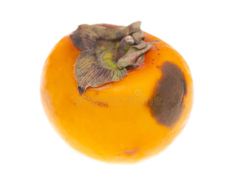 Persimmon Isolated on White Background Stock Image - Image of healthy ...