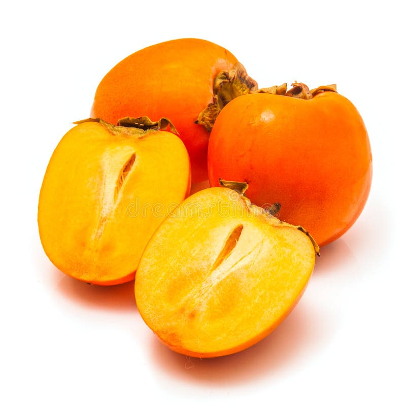 Sharon fruit isolated stock image. Image of natural, orange - 12371811