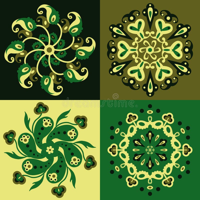 Persische Muster stock abbildung. Illustration von rolle - 25422218