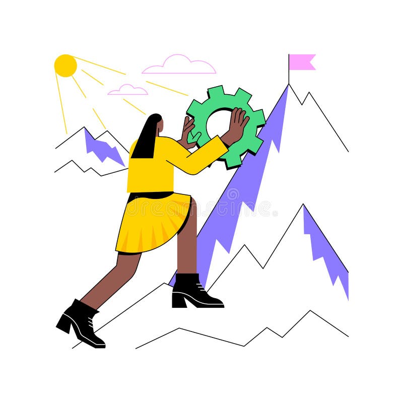 Persistence Abstract Concept Vector Illustration. Stock Vector ...