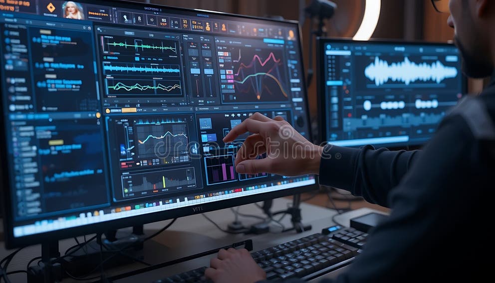 Analyzing Data On Computer Screens With Hand Gesture And Typing Code