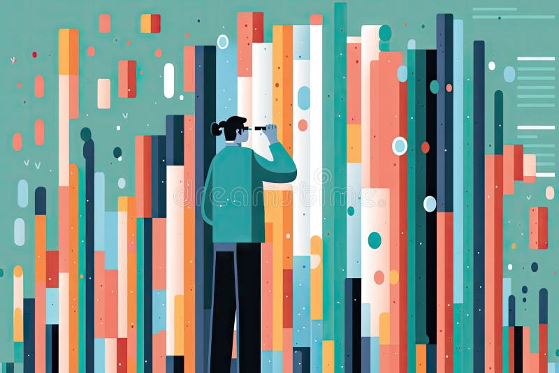 Person, Analyzing Large Set of Data To Find Hidden Trends and Patterns ... Person, Analyzing Large Set of Data To Find Hidden Trends and Patterns ...
