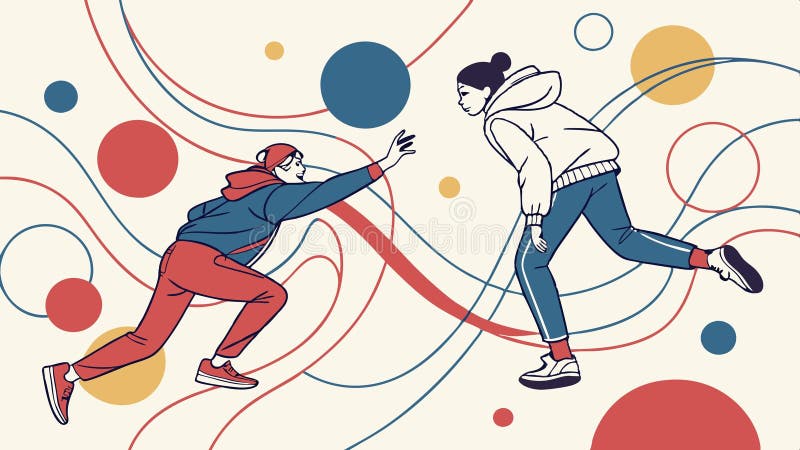 Person with Scatter Plot, Data Points Correlation Analysis Graph Vector ...