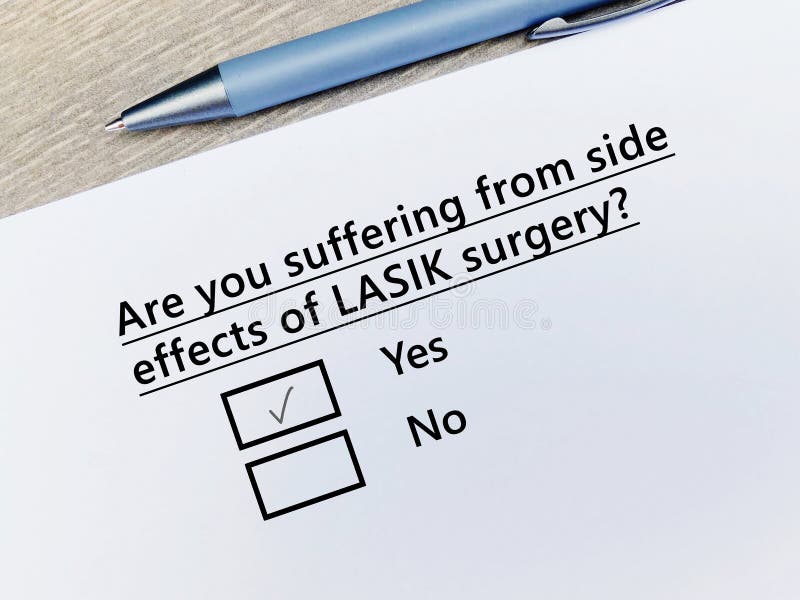 Questionnaire about eye stock image. Image of aware - 267872765