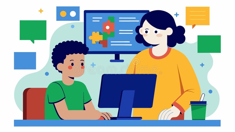 Person Programming Stock Illustrations – 10,464 Person Programming ...