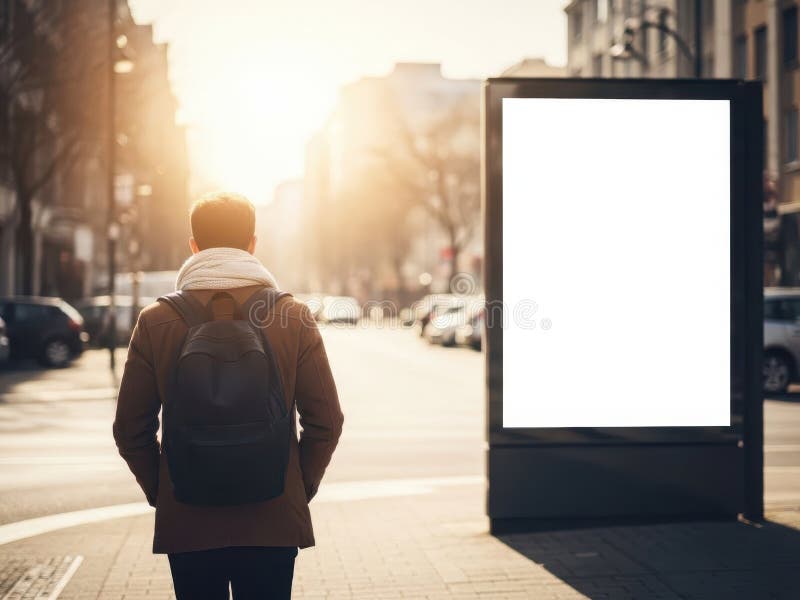 Person Standing Billboard Stock Illustrations – 3,973 Person Standing ...