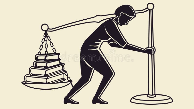 Person Balancing Heavy Weights, Symbolizing Strength and Perseverance ...