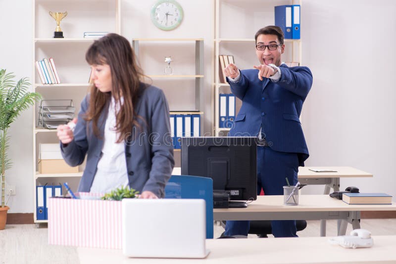 The Person Being Fired from His Work Stock Photo - Image of employee ...