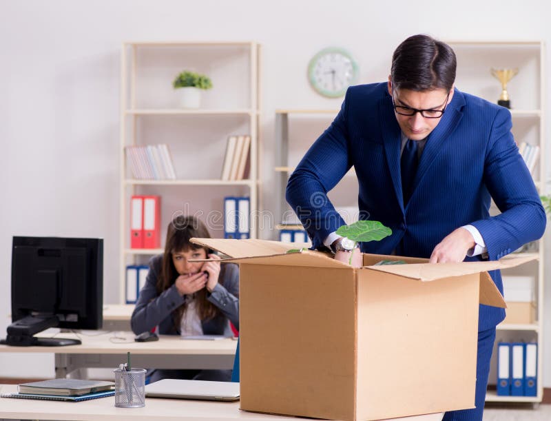 Person Being Fired from His Work Stock Image - Image of depression ...