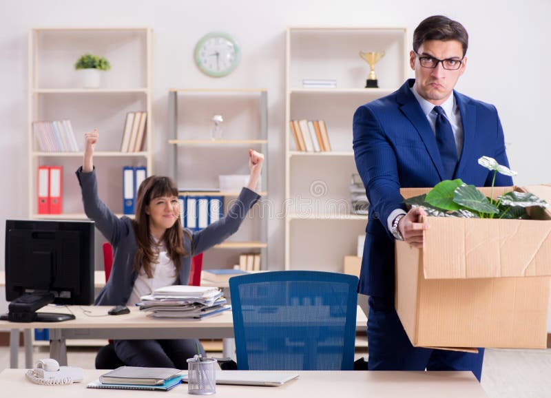 Person Being Fired from His Work Stock Image - Image of laid, crisis ...