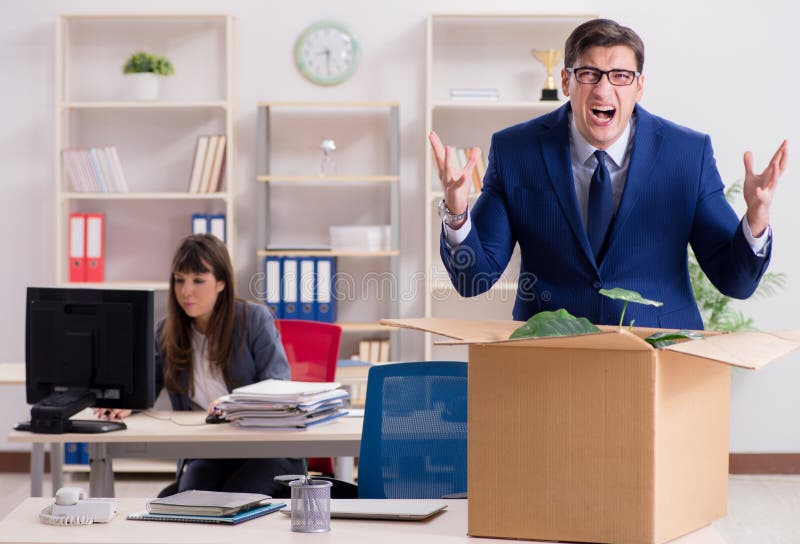 Person Being Fired from His Work Stock Image - Image of crisis ...