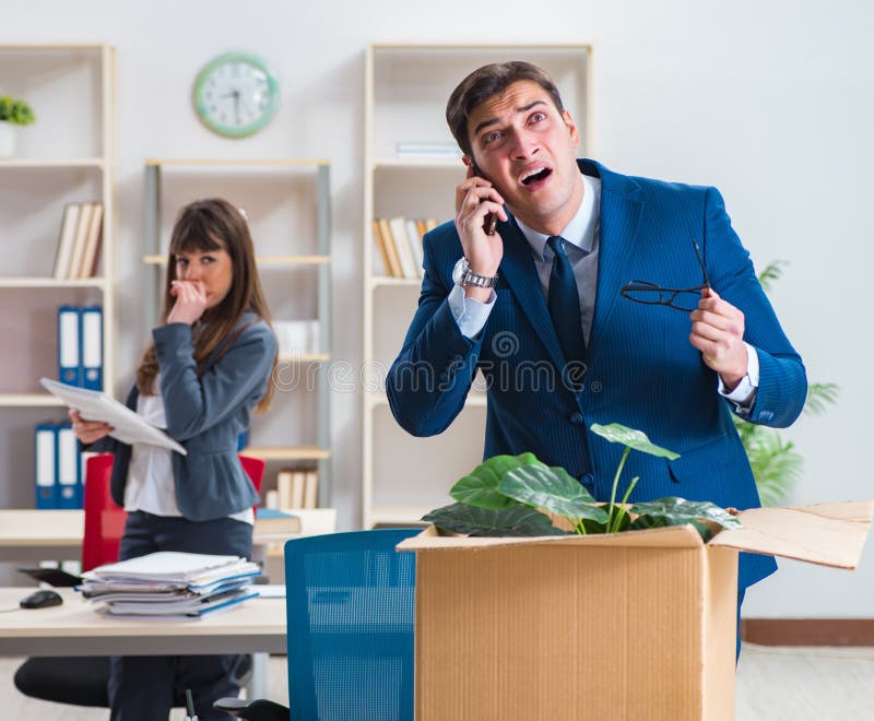 Person Being Fired from His Work Stock Image - Image of employee ...