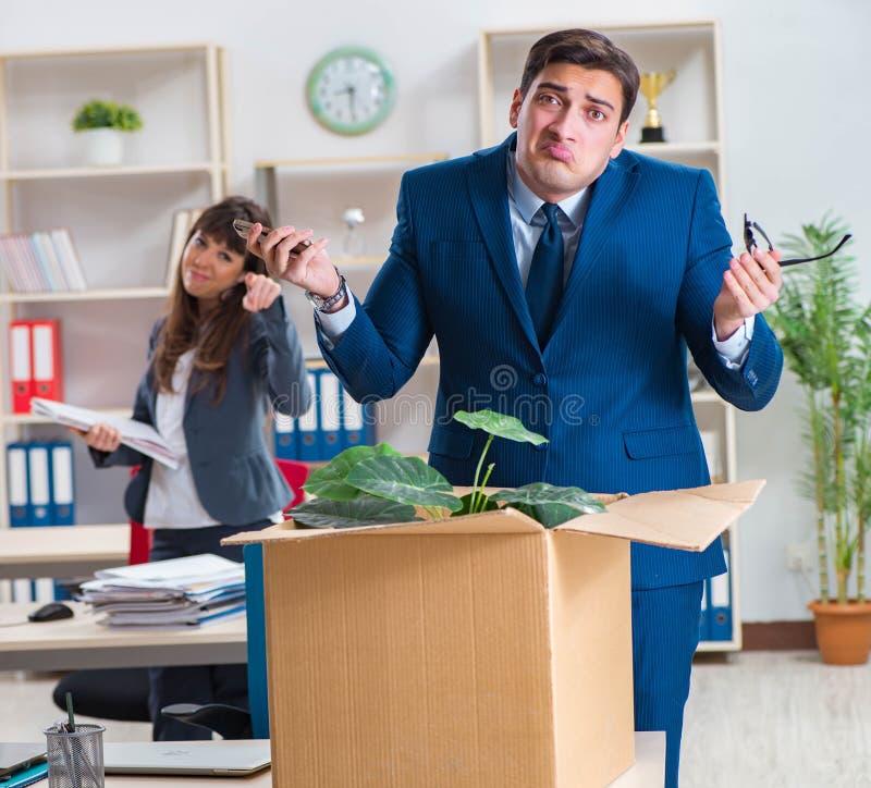 The Person Being Fired from His Work Stock Photo - Image of firing ...