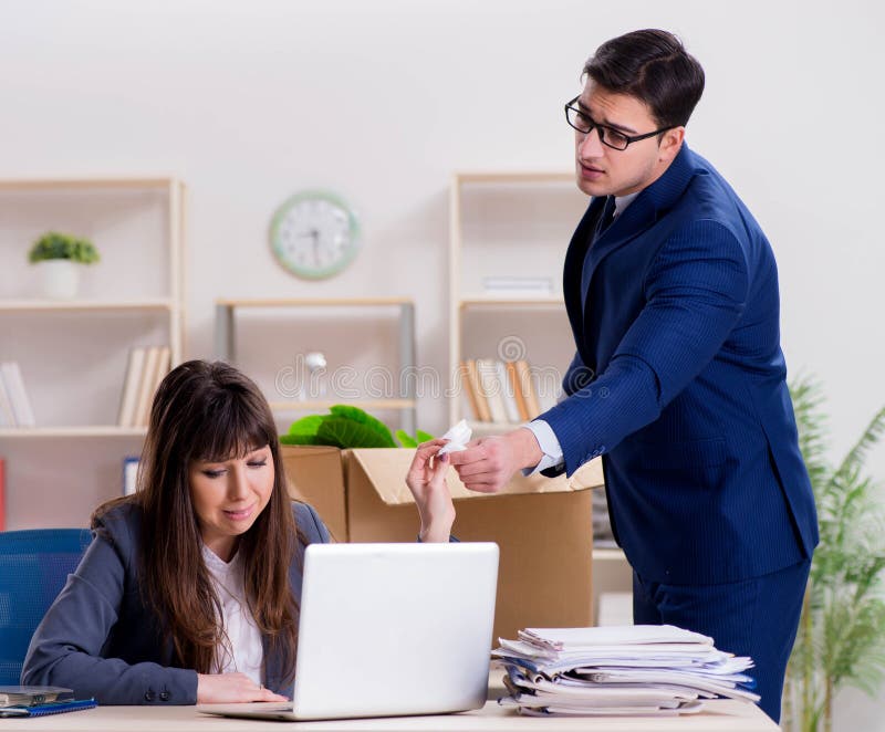 Person Being Fired from His Work Stock Image - Image of redundant ...