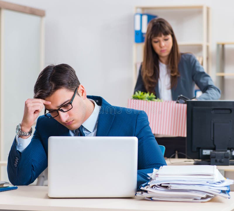 Person Being Fired from His Work Stock Image - Image of business, leave ...