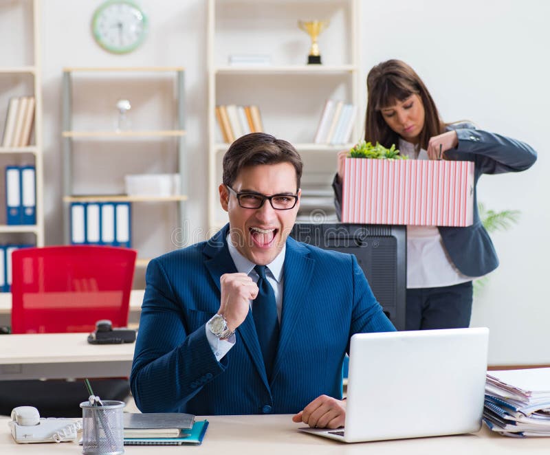 Person Being Fired from His Work Stock Image - Image of layoff ...