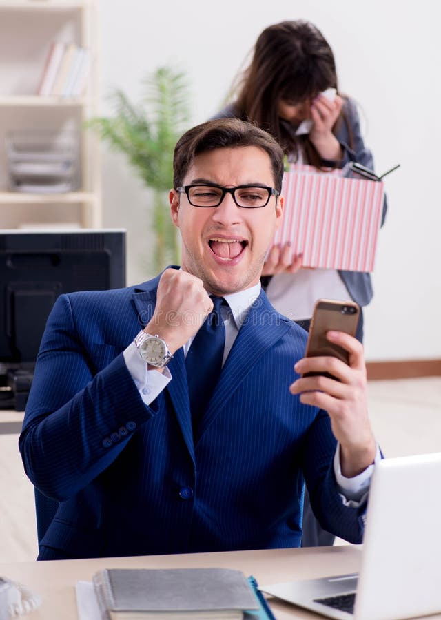 Person Being Fired from His Work Stock Image - Image of firing, crisis ...
