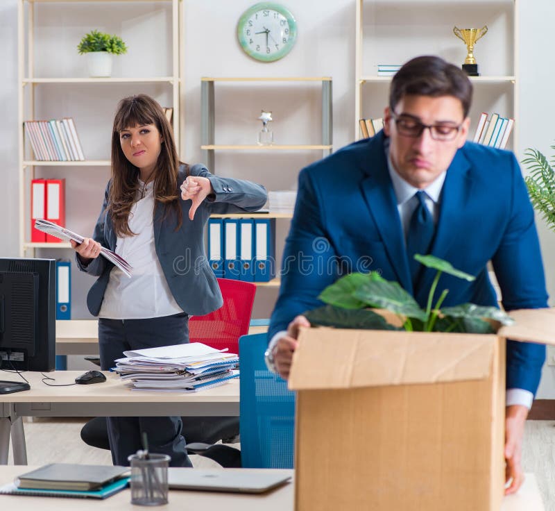 Person Being Fired from His Work Stock Photo - Image of firing, laid ...