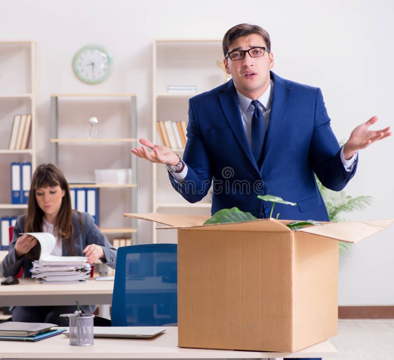 Person Being Fired from His Work Stock Photo - Image of plant, laid ...
