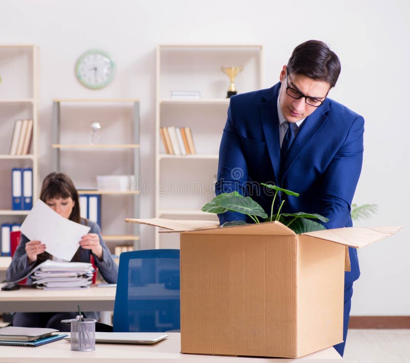 Person Being Fired from His Work Stock Image - Image of recruitment ...