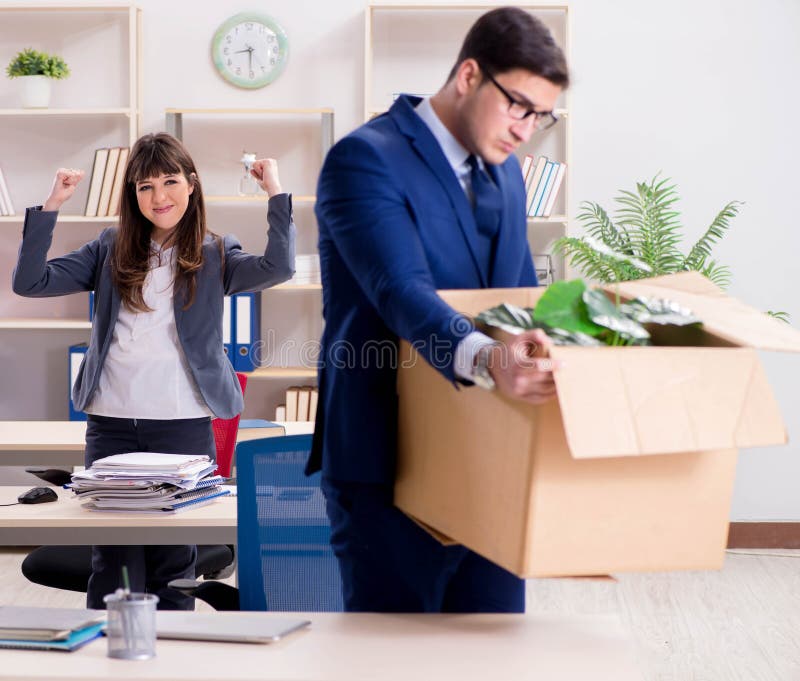 Person Being Fired from His Work Stock Image - Image of downsizing ...