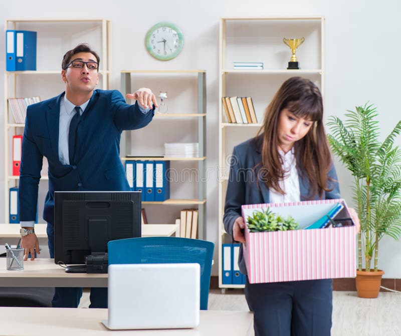 The Person Being Fired from His Work Stock Photo - Image of dismissal ...