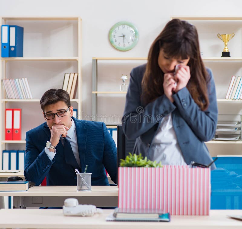 Person Being Fired from His Work Stock Image - Image of laid, changing ...