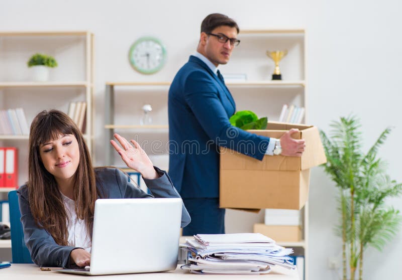 Person Being Fired from His Work Stock Photo - Image of redundant ...