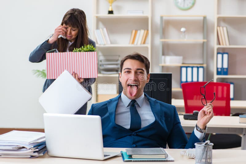 The Person Being Fired From His Work Stock Image - Image of employment ...