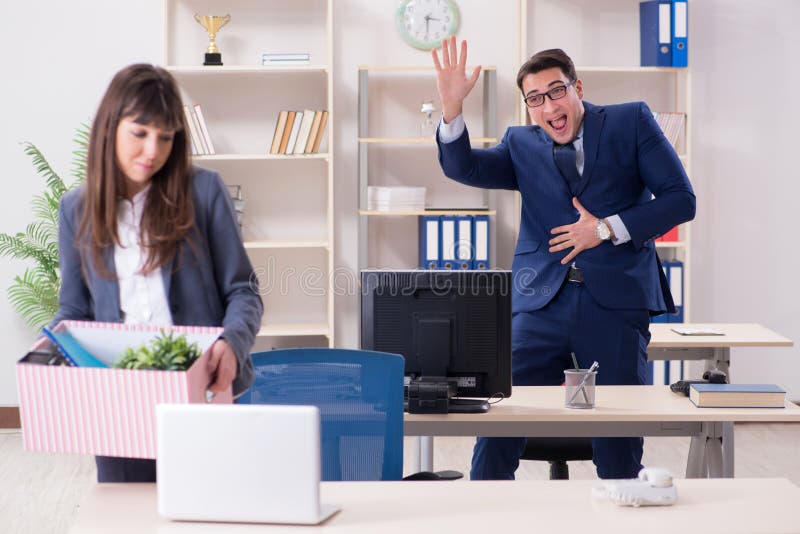 The Person Being Fired from His Work Stock Image - Image of career ...